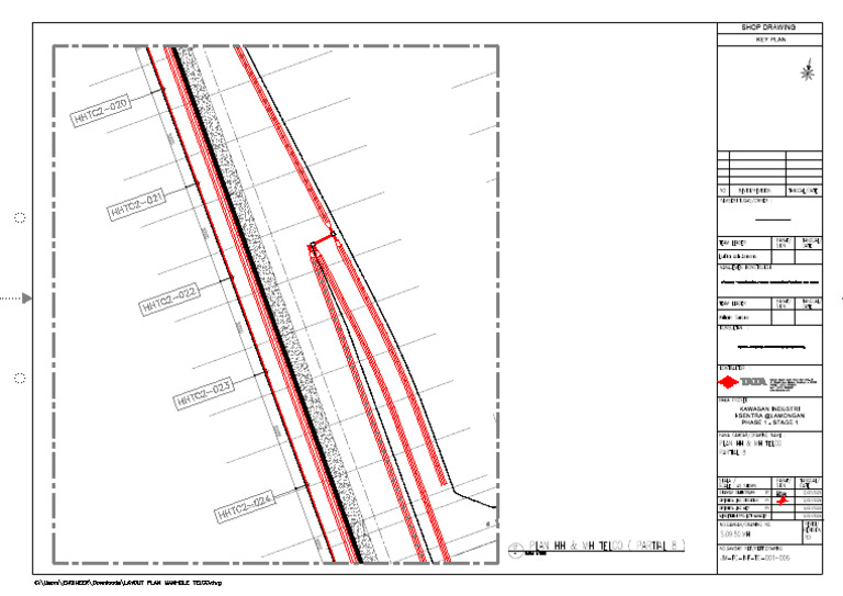 Layout Plan Manhole Telco 2 | PDF