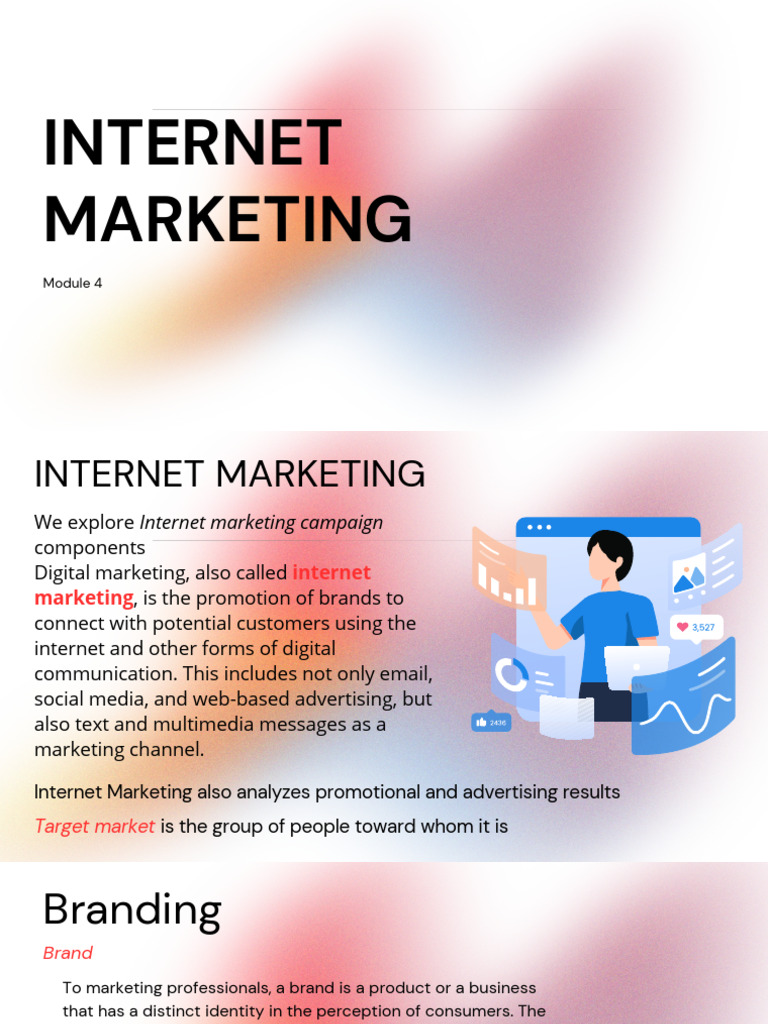 Module 4 Internet Marketing-3 | PDF | Affiliate Marketing | Brand