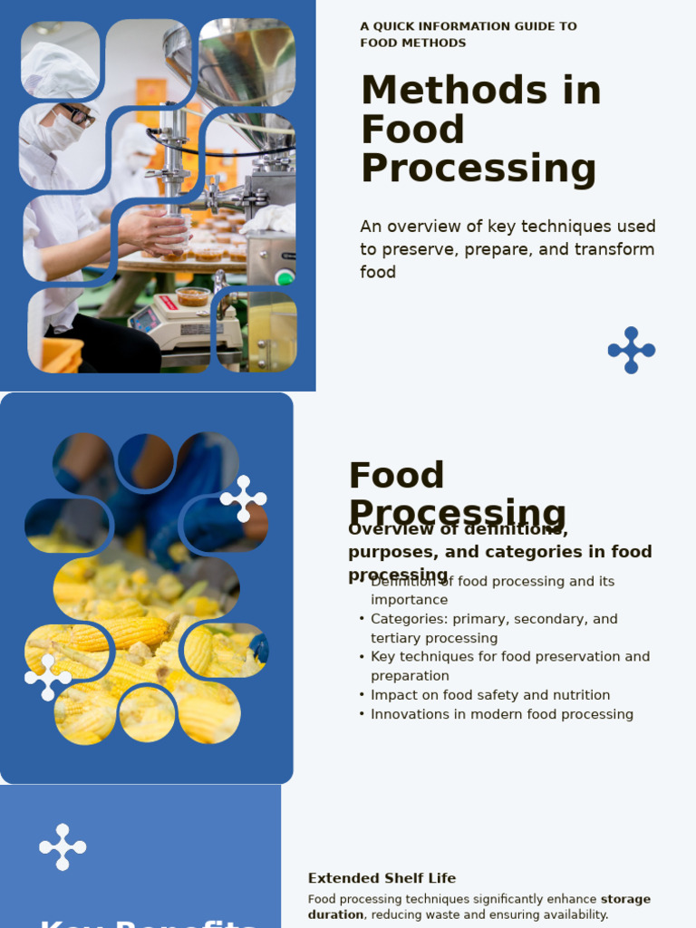 Presentation - Methods in Food Processing | PDF | Food Preservation ...
