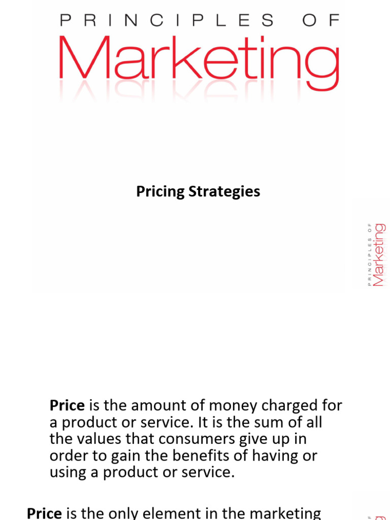 Effective Pricing Strategies Explained | PDF | Pricing | Prices
