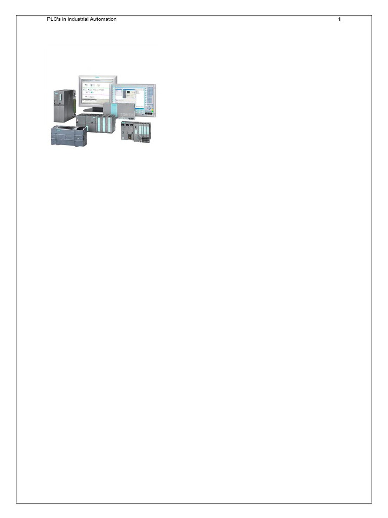 PLCs in Industrial Automation | PDF | Programmable Logic Controller | Automation