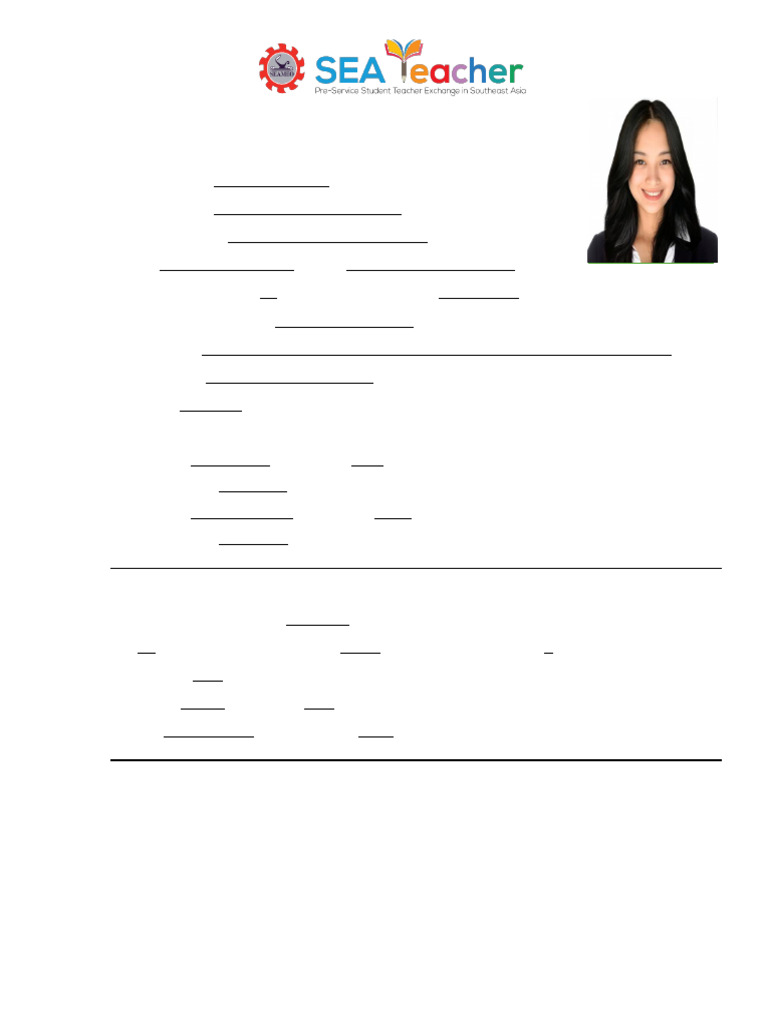 Bio Data Sheet of Praisey Ella Gabion | PDF | Philippines | Learning