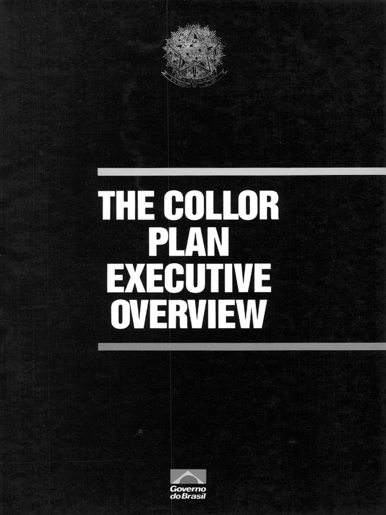 The Collor Plan Executive Overview 1990 | PDF