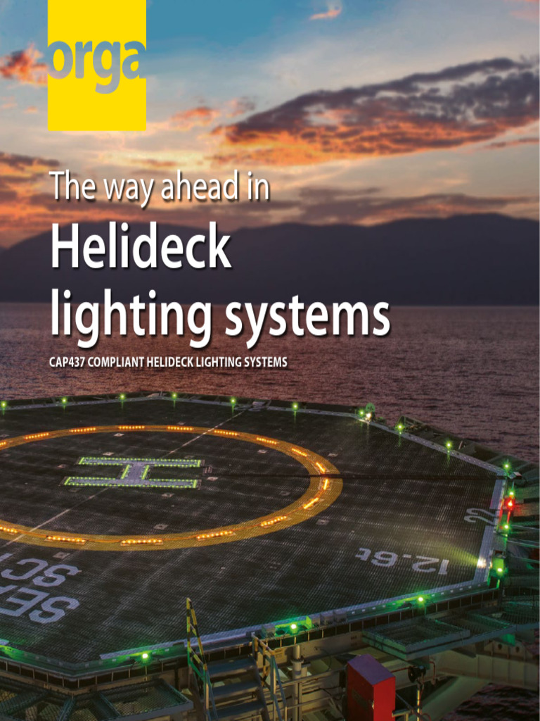 Orga Helideck Lighting Solutions | PDF | Lighting | Safety
