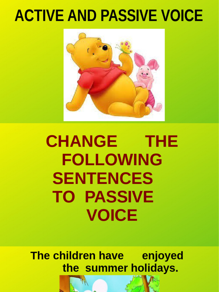 Active and Passive Voice Classroom Posters CLT Communicative Language ...