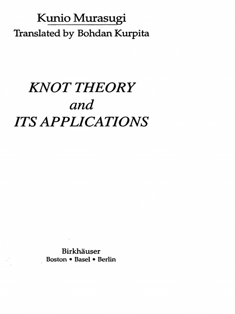 Knot Theory Knot Theory Knot Theory Knot Theory Knot Theory | PDF