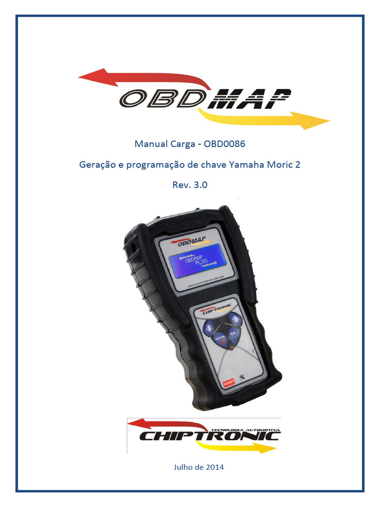 OBD0086 - Geração e Programação Da 1 Chave Yamaha Imob Moric 2 | PDF