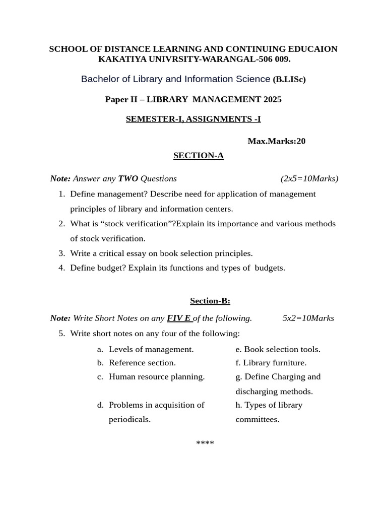 Library Management Assignment 2025 | PDF