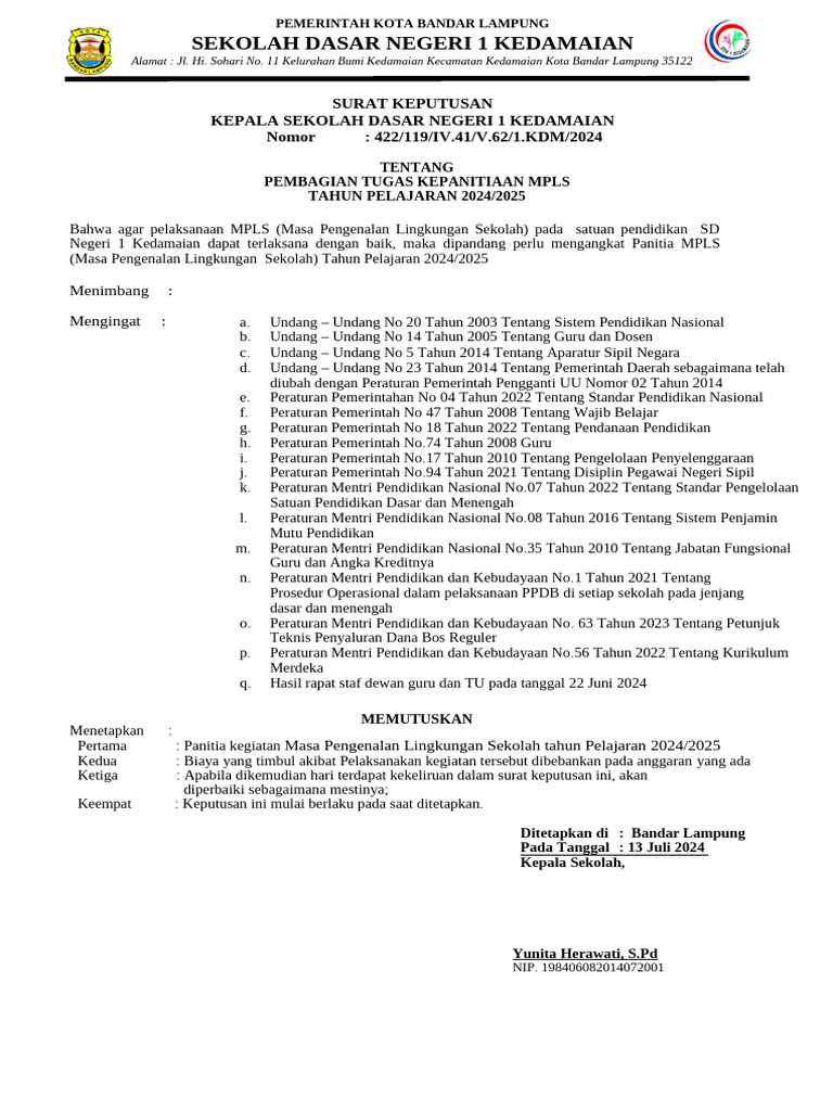 SK MPLS 2024 2025 | PDF