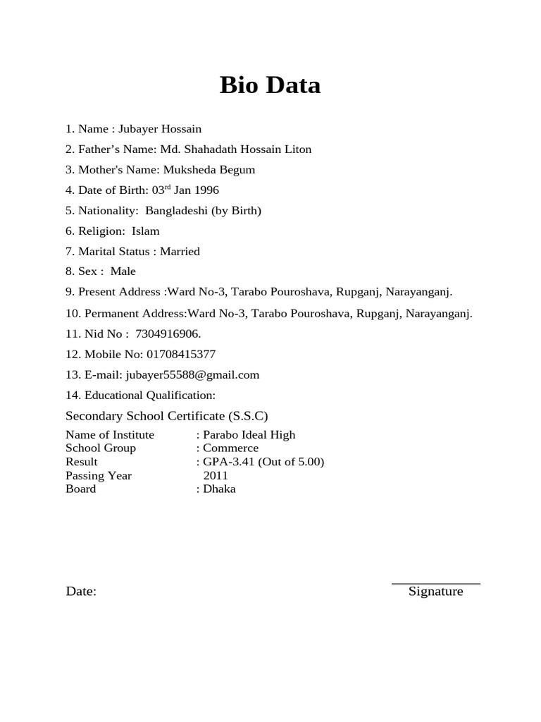 Jubayer Hossain | PDF