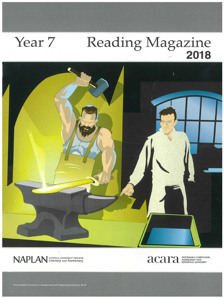 2018 NAPLAN Reading Magazine - Year 7 | PDF