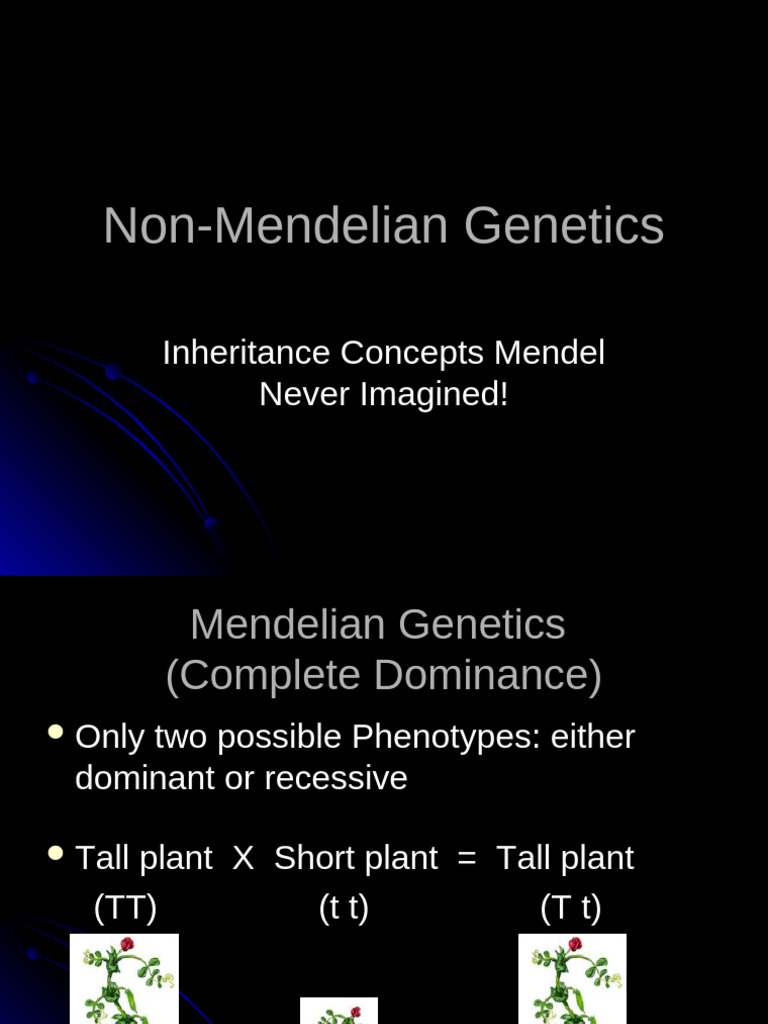 Non Mendelian Genetics PPT g9 Final | PDF | Dominance (Genetics) | Genotype