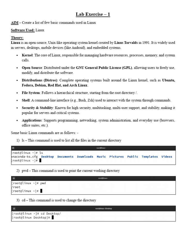 Saksham OS Practical File From EXP (1 To 3) | PDF | Linux | Linux ...