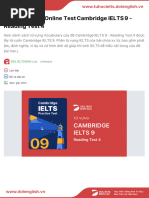 Cambridge IELTS 19 Reading Test 3 Answers | PDF | Peat | Wetland