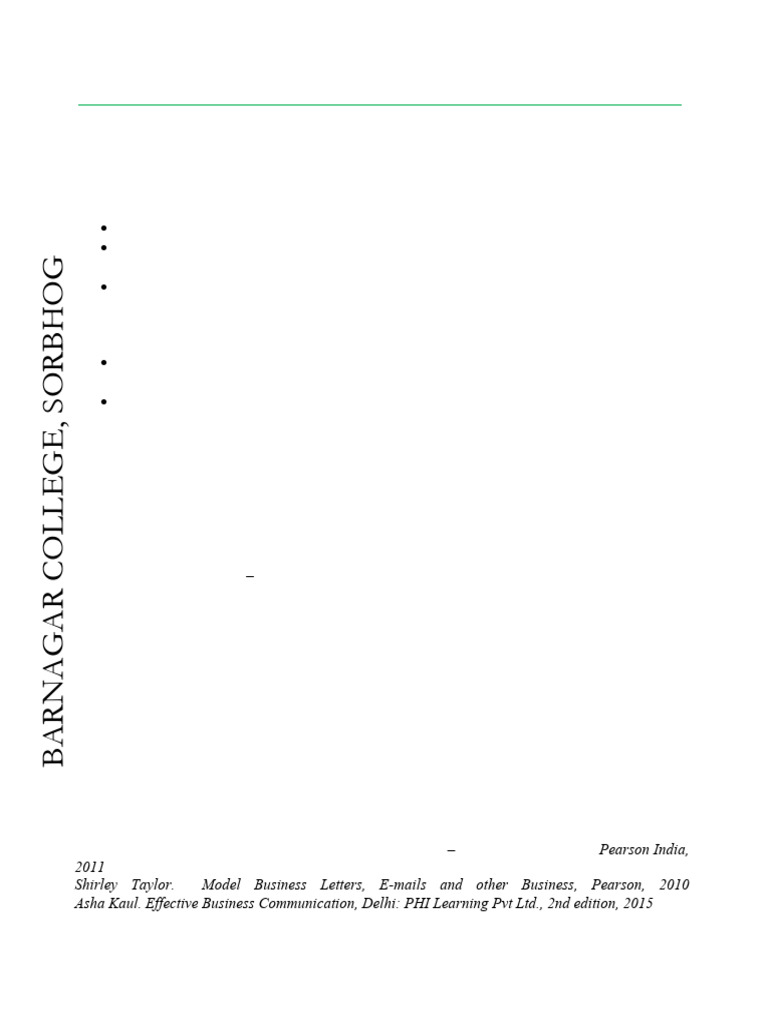 AEC 1st Semester Syllabus Bhattadev University | PDF | Communication | Human Communication