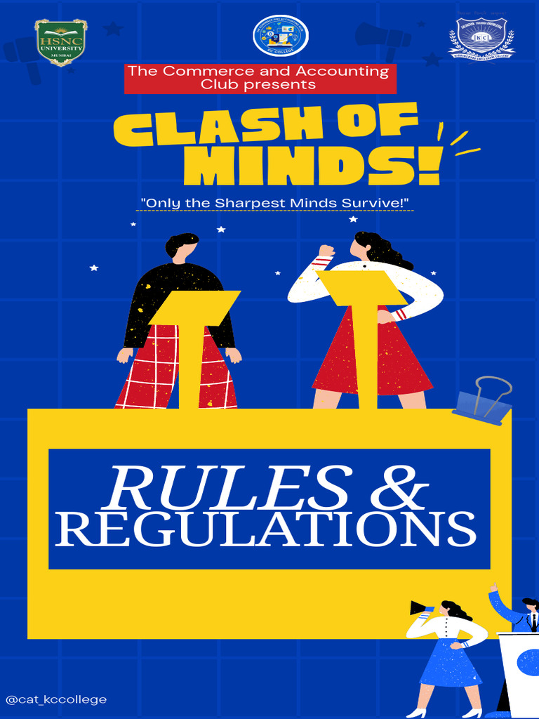 Clash of Minds, Rules and Regulations | PDF | Logic