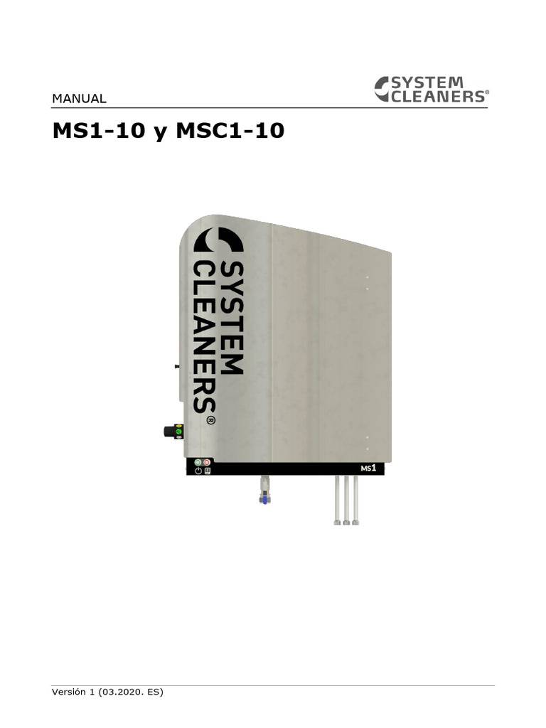 Manual de Instrucciones MS1-10/MSC1-10 | PDF | Agua | Bomba