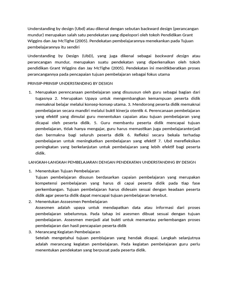 Understanding by design | PDF