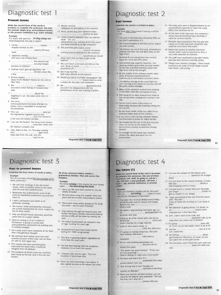 Longman Grammar Tests | PDF