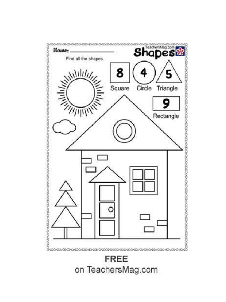 Shapes Practice 3rd Grade | PDF