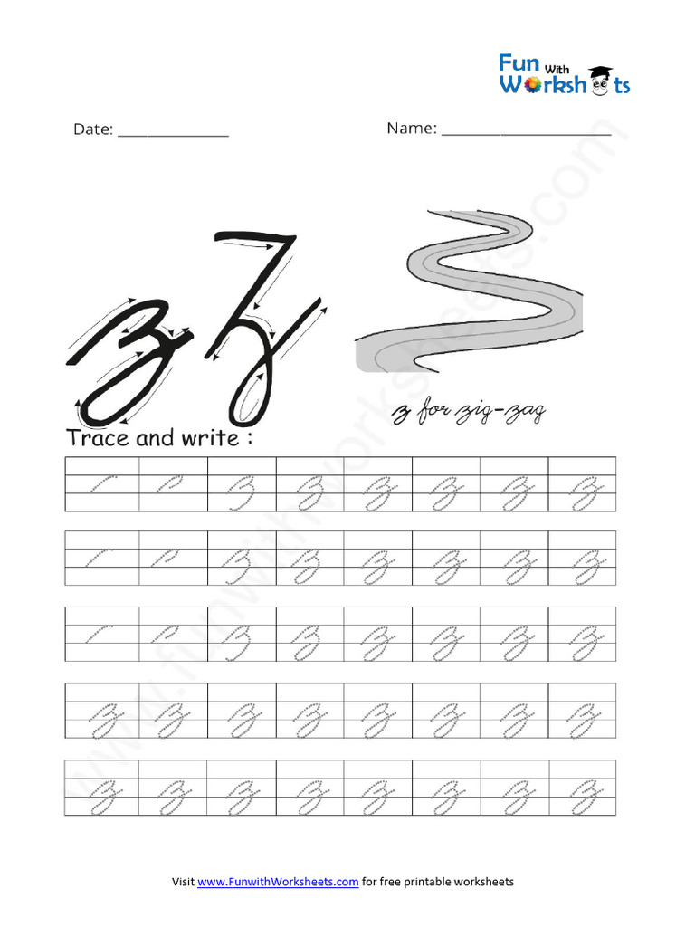 Cursive Small Z | PDF