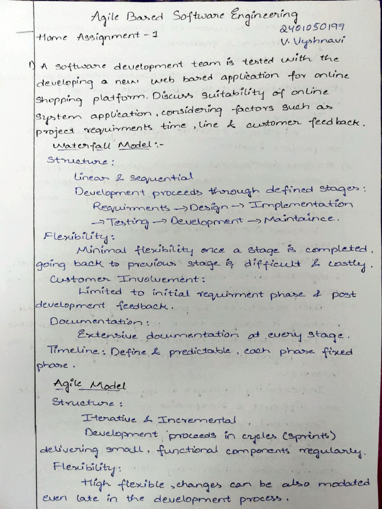 Agile Based SE Ha 1 | PDF | Innovation | Software Development Process