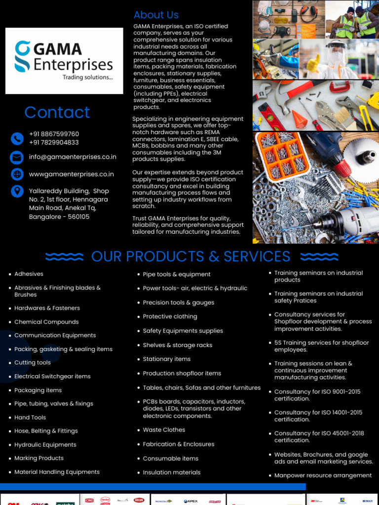 Gama Enterprises Brochure | PDF | Electrical Engineering | Manufactured ...