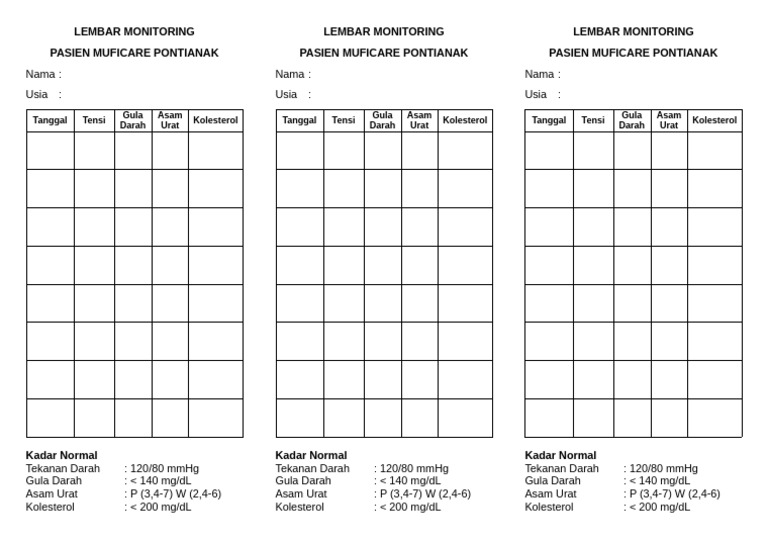 Lembar Monitoring | PDF