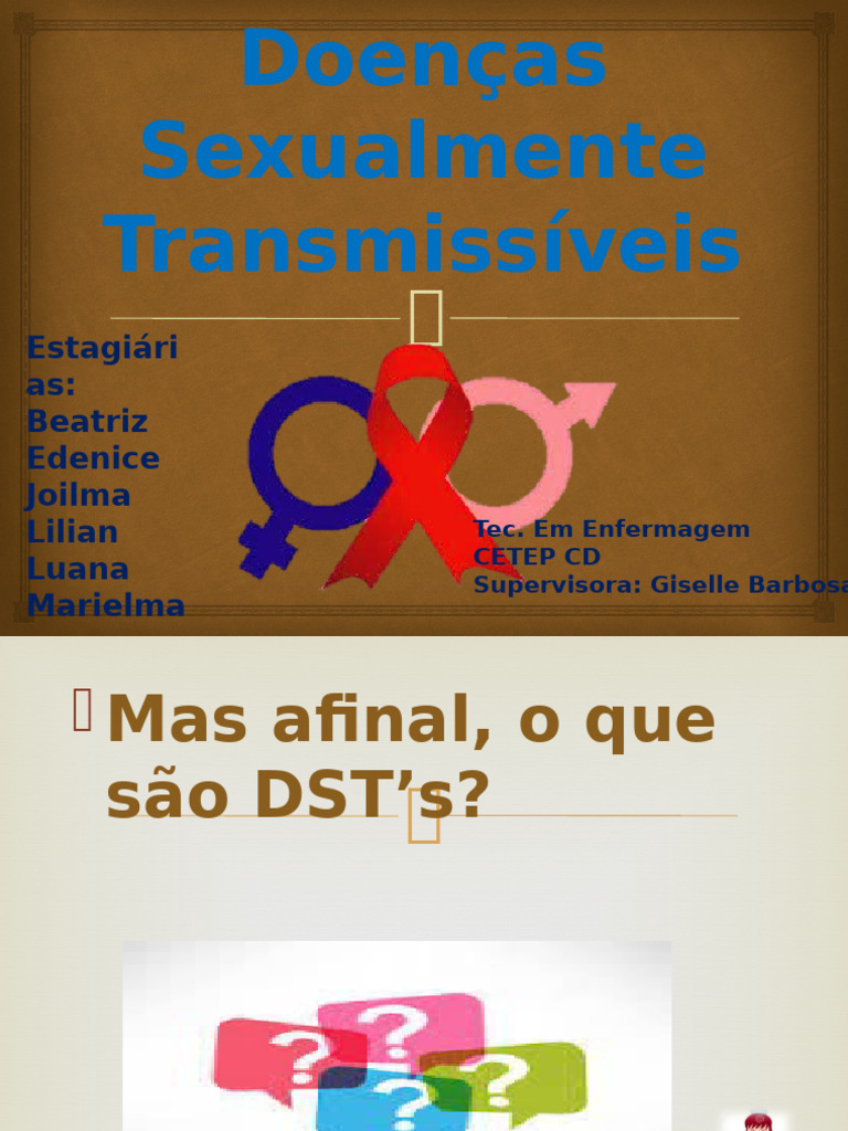 Entendendo as Doenças Sexualmente Transmissíveis | PDF | Infecção ...