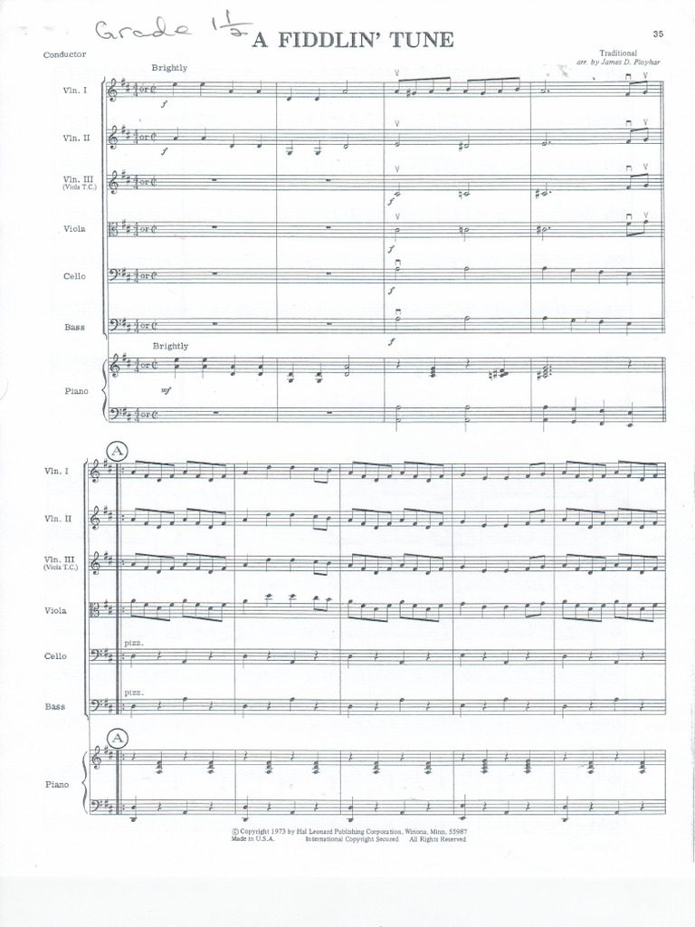 A Fiddle Tune | PDF