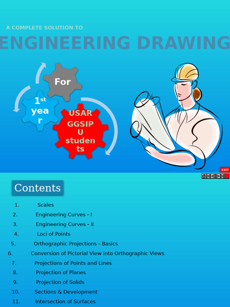Understanding Engineering Drawings | PDF | Ellipse | Euclidean Geometry