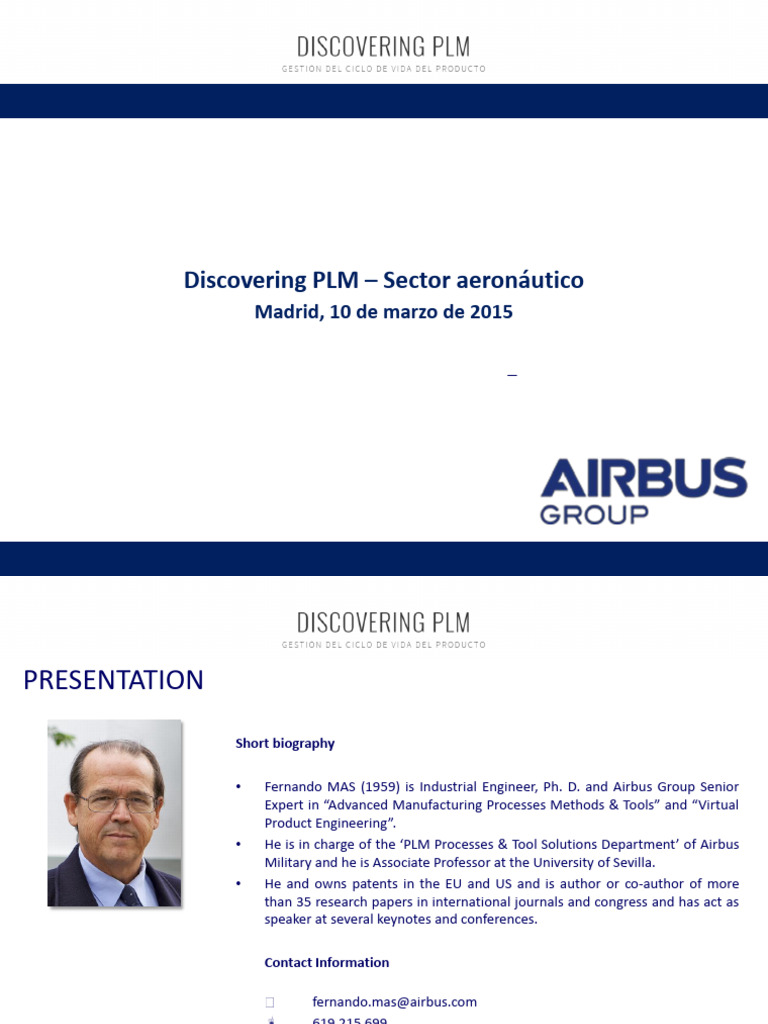 PLM Methods in Aerospace at Airbus | PDF | Product Lifecycle | Airbus