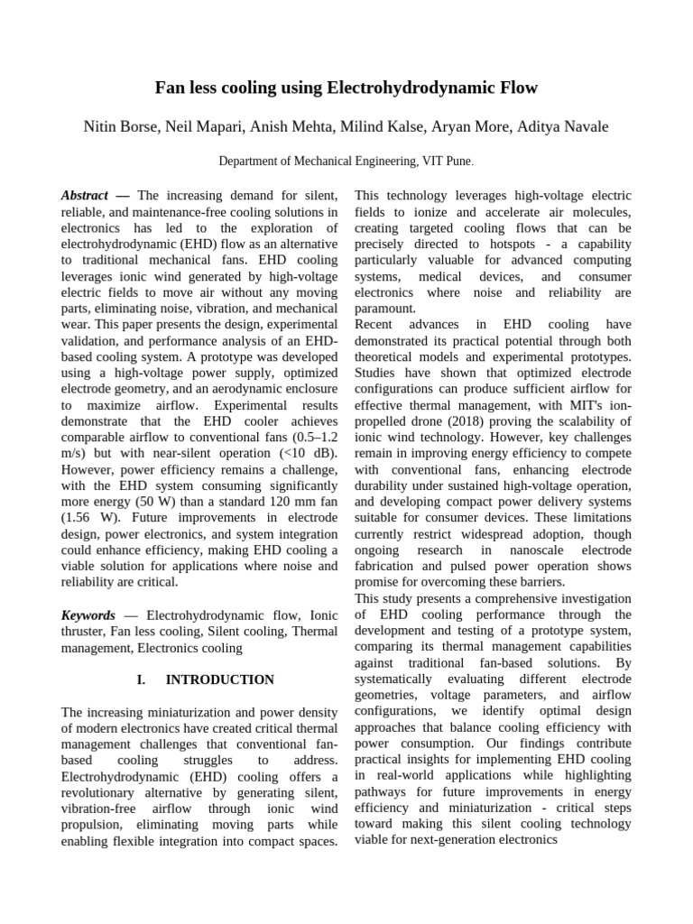 B2 G5 EDAI Ionic Thrusters | PDF | Power Electronics | Applied And Interdisciplinary Physics