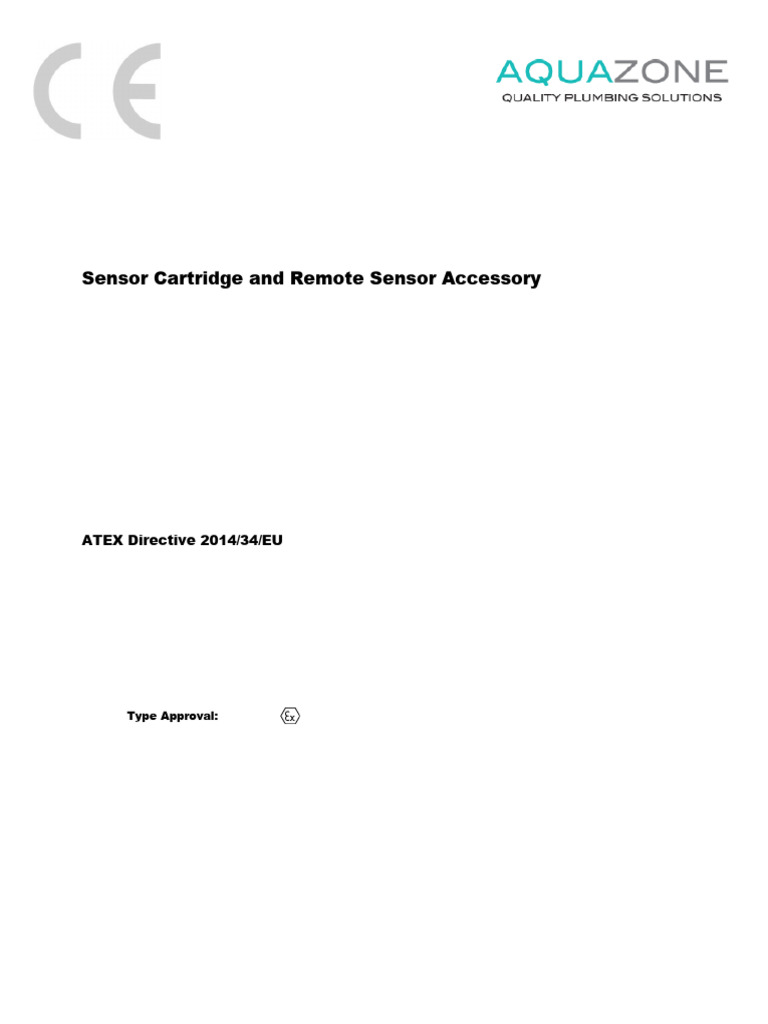11&13 AQUAZONE AQUAECO Mono MIXER Sensor Tap Battery Operated | PDF ...