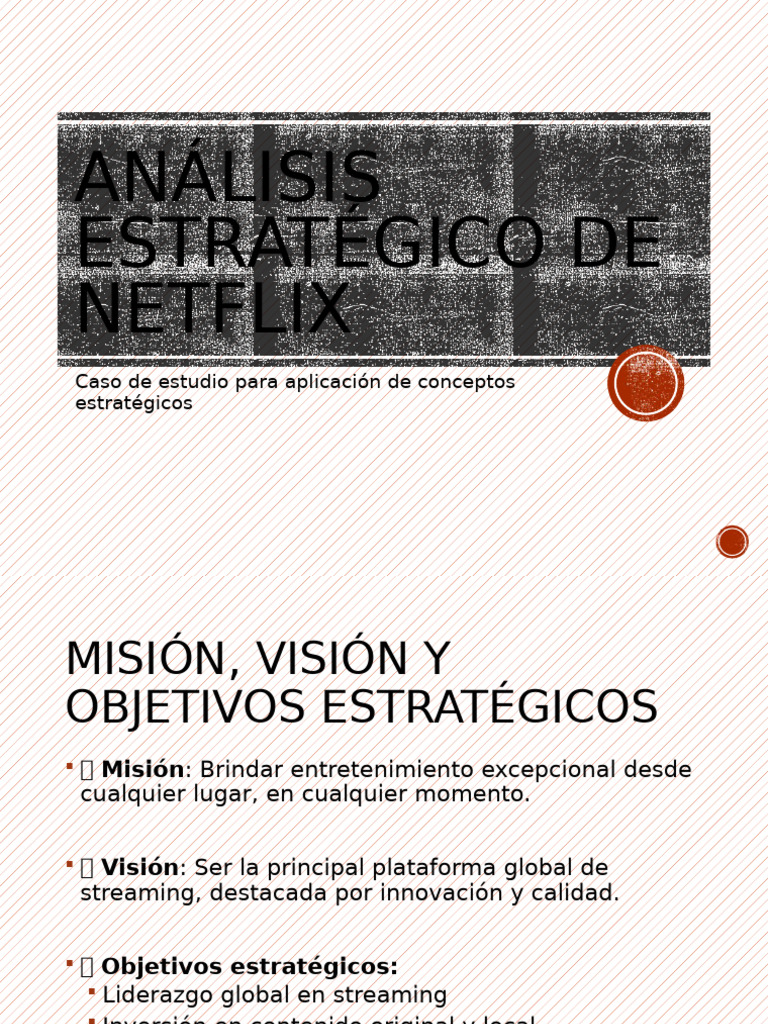 Netflix Analisis Estrategico | PDF