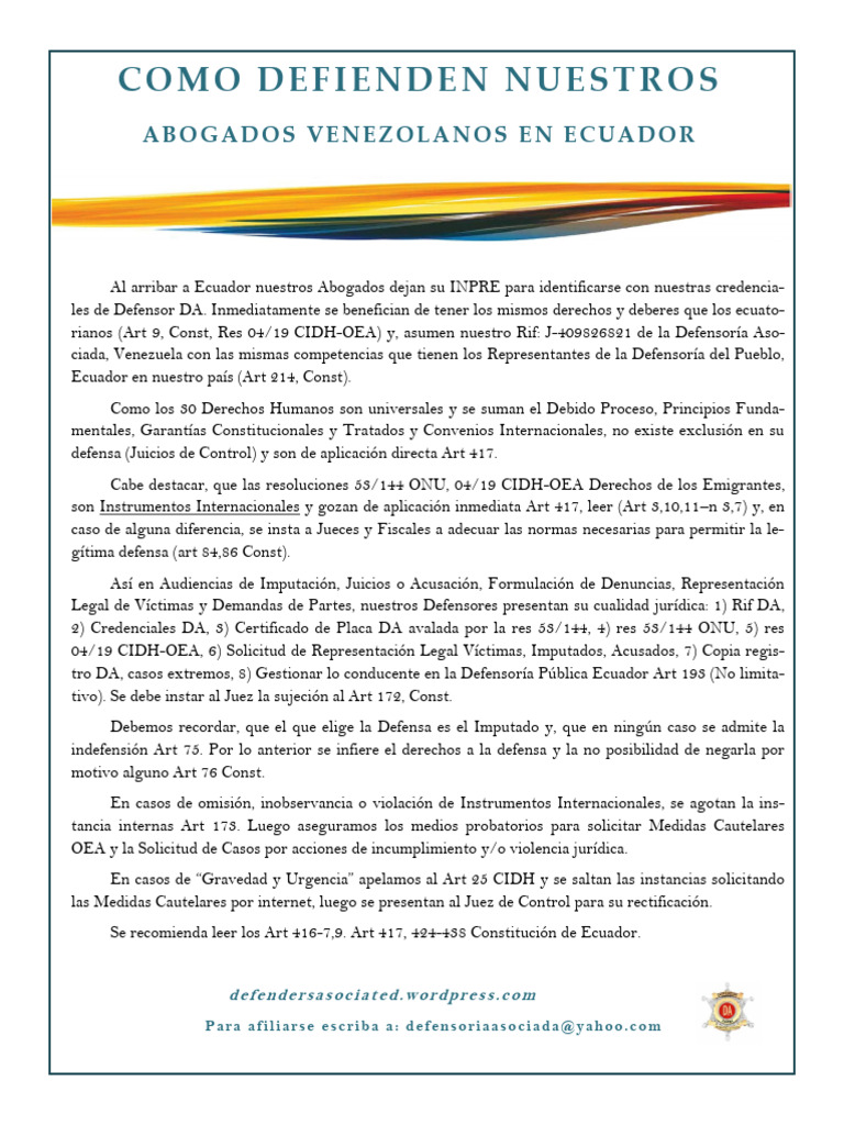 Como Defiende Un Abg | PDF | Debido al proceso | Justicia