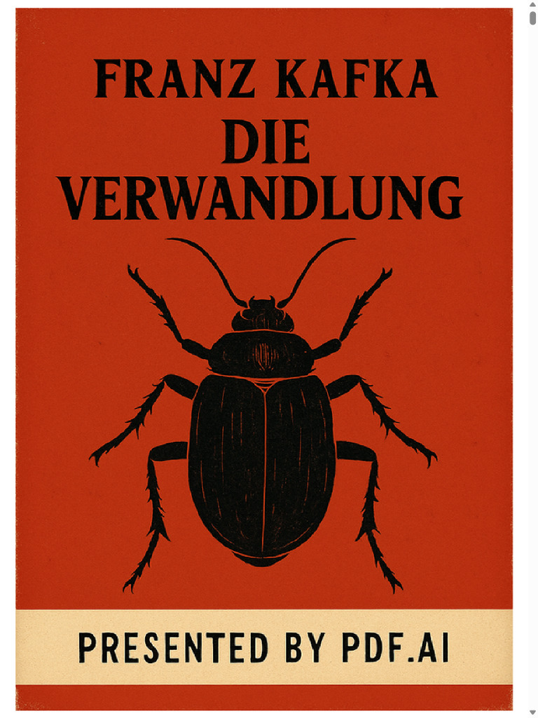 Die Verwandlung by Kafka, Franz, 1883-1924 _ PDF.ai | PDF
