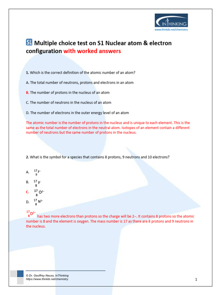 Isotopes and Electron Configurations | PDF | Atoms | Atomic Nucleus