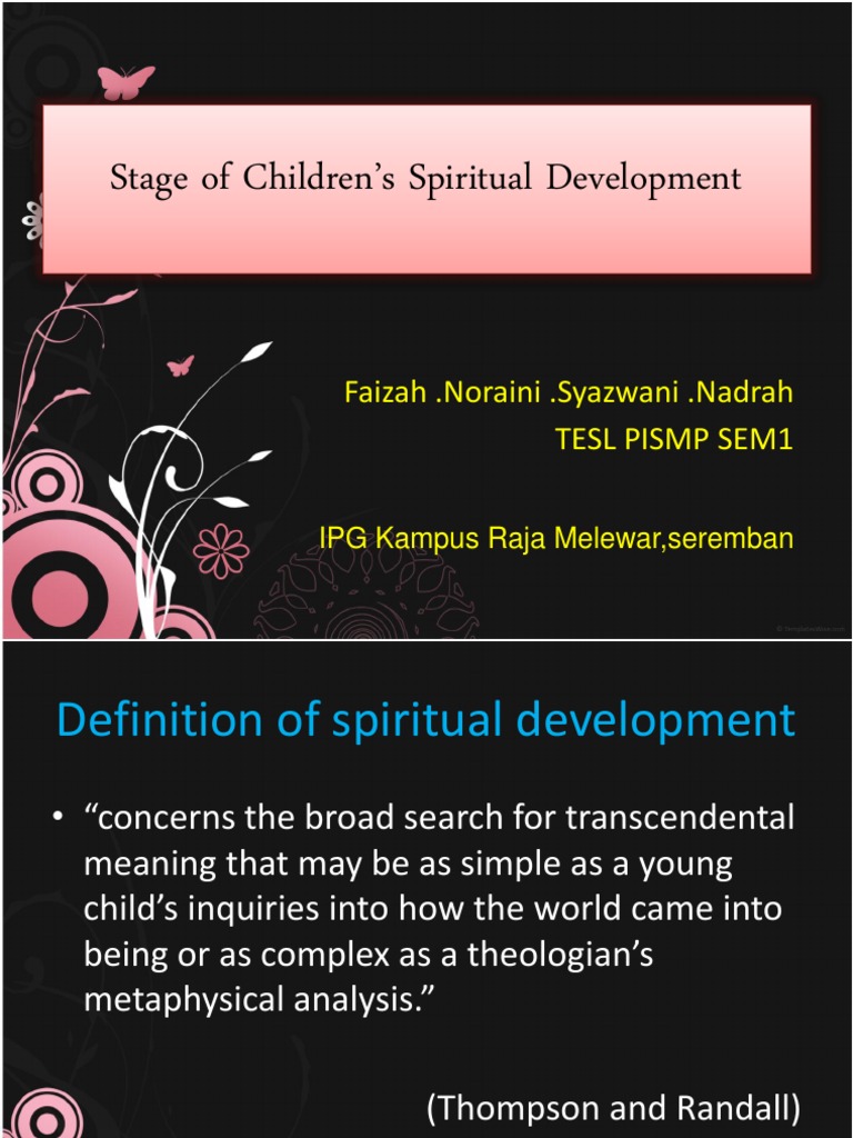Stage of Children’s Spiritual Development CD | Faith | Spirituality