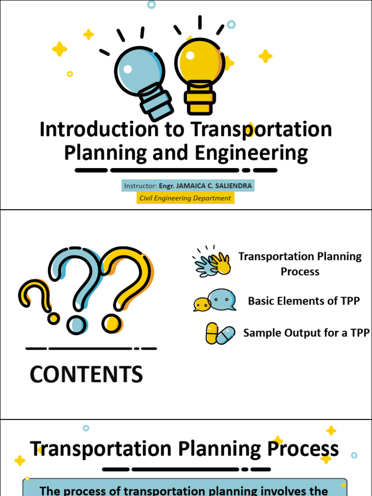 Transportation Planning Process Overview | PDF | Transport | Evaluation