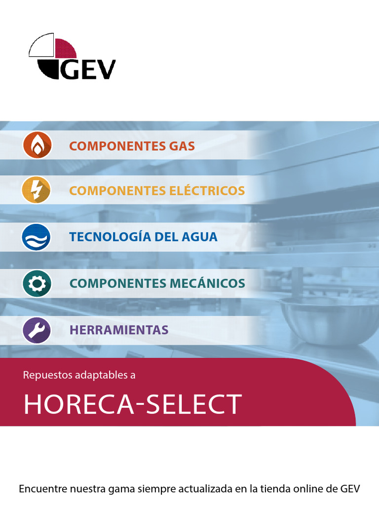 Horeca Select ESP | PDF | Bienes manufacturados | Equipo