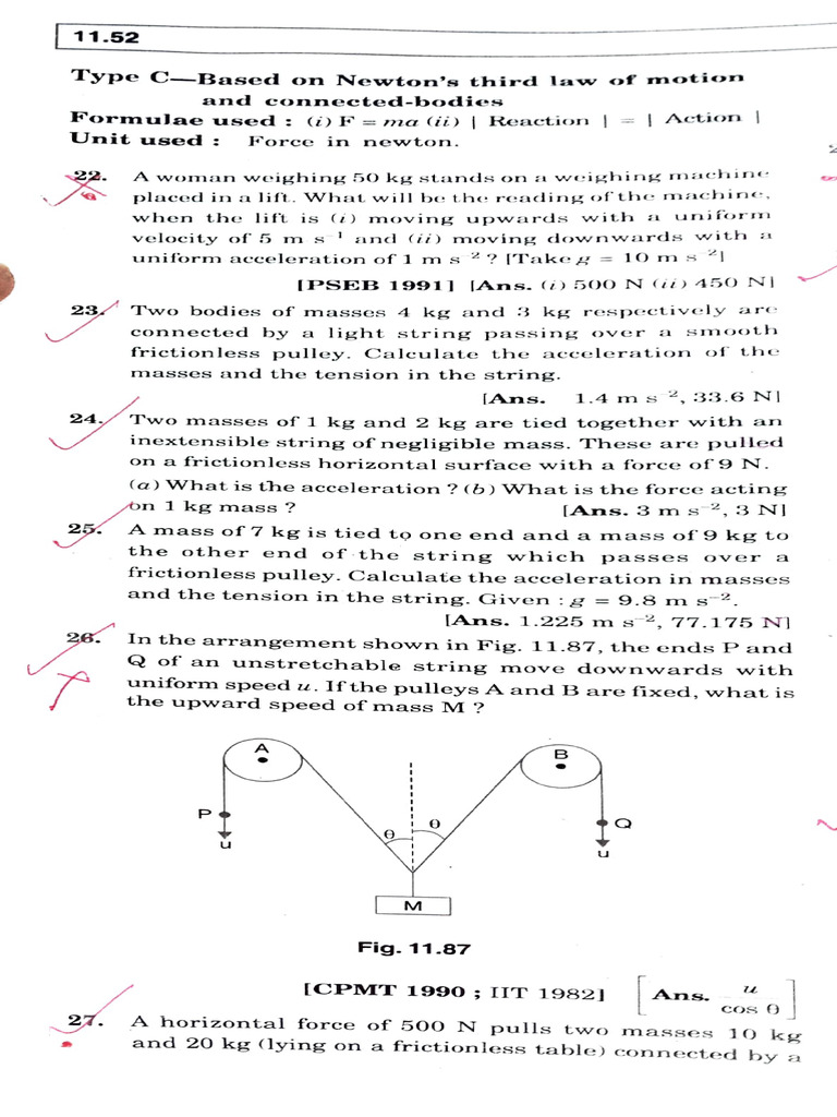 Newton's 3rd Law of Motion | PDF | Tension (Physics) | Force