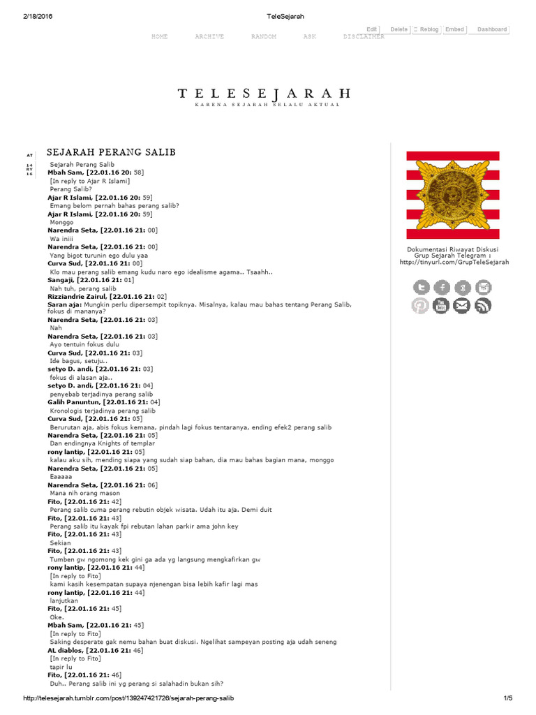 Sejarah Perang Salib | PDF