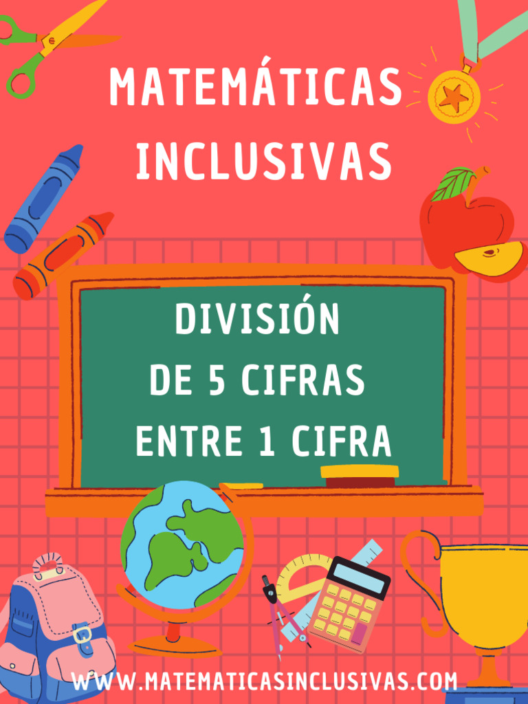 4 Cuaderno Division 5 Cifras Entre 1 Cifra | PDF