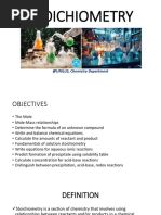 Moles & Stoichiometry Cheat Sheet | PDF | Mole (Unit) | Physics