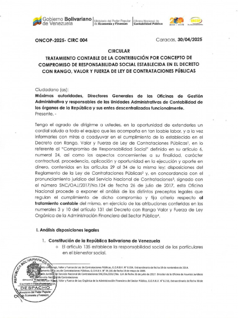 2025 Circular 004 VF - Resp Social | PDF