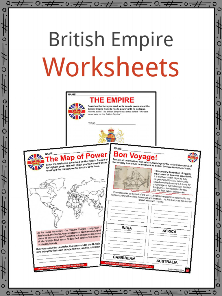 British Empire Worksheets for Students | PDF | British Empire | Dominion