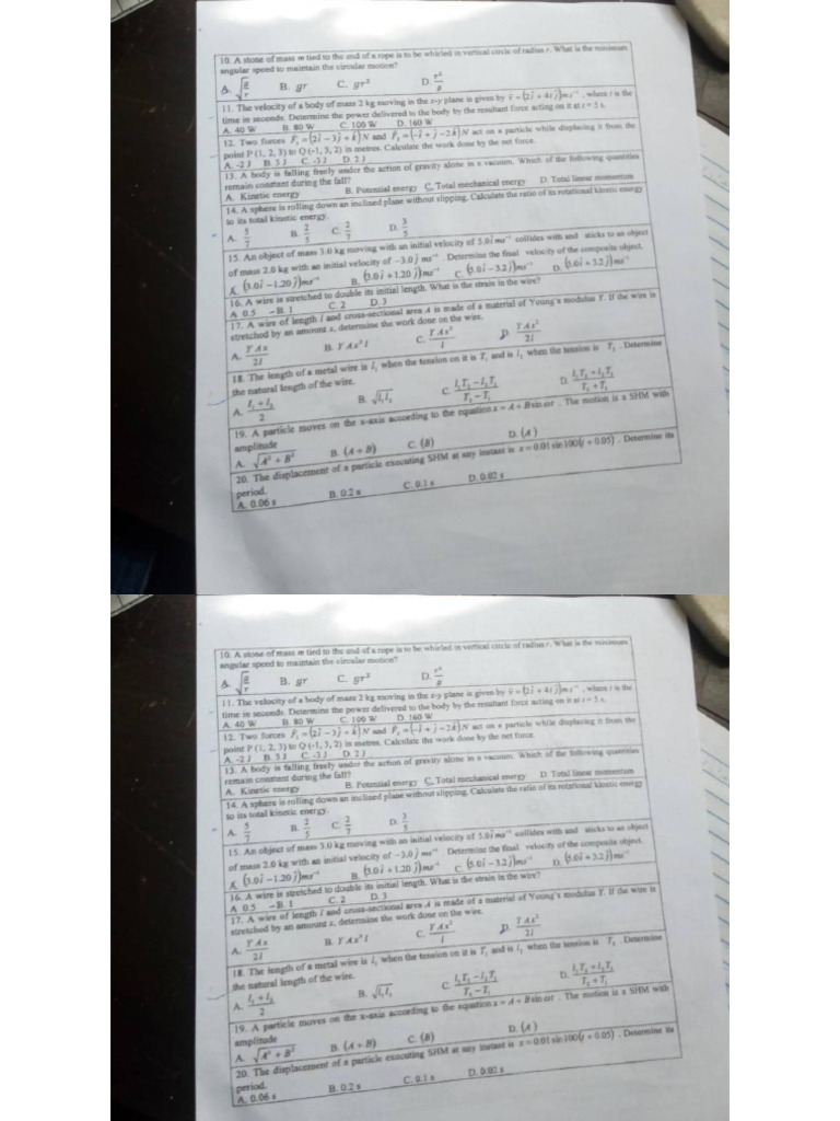 PHY 102 & 103 Compiled by Habib - Ray | PDF