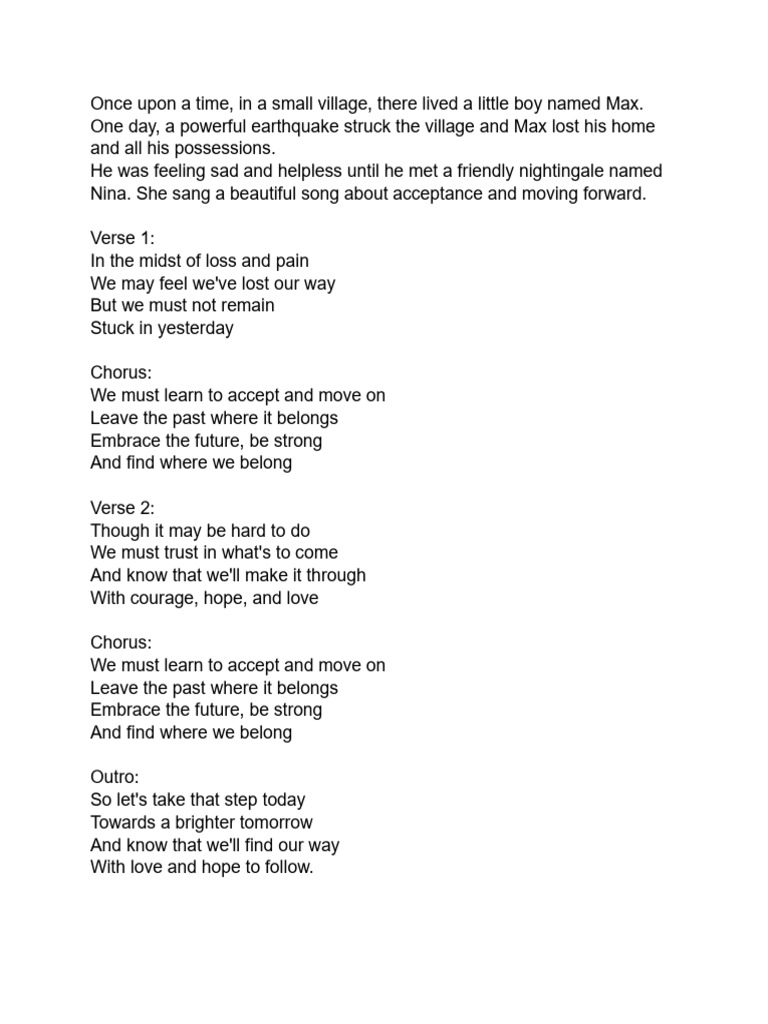 Once Upon A Time - Short Story | PDF