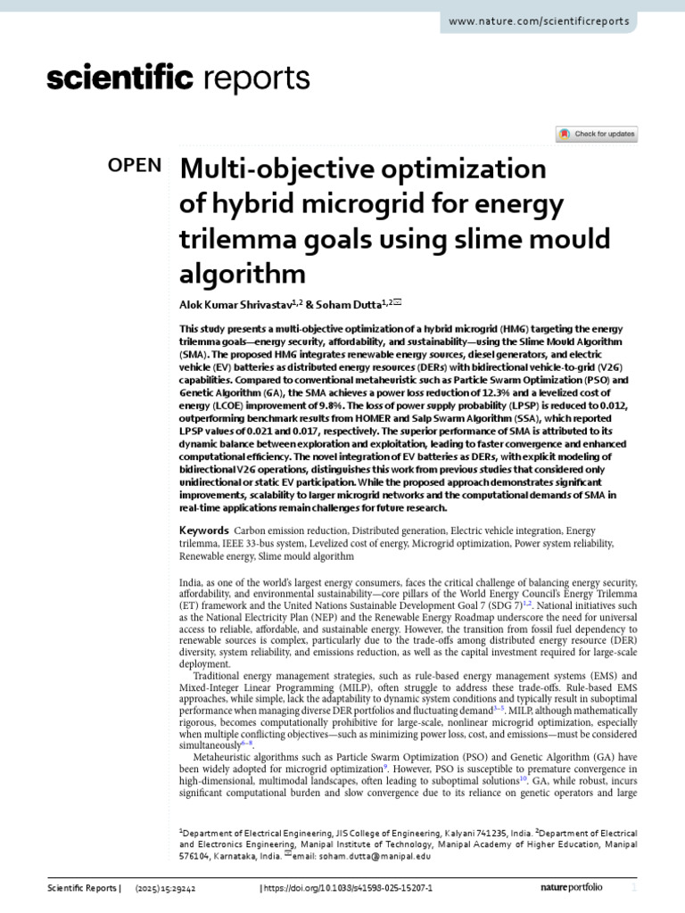 1 - Multi-Objective Optimization | PDF | Photovoltaic System ...